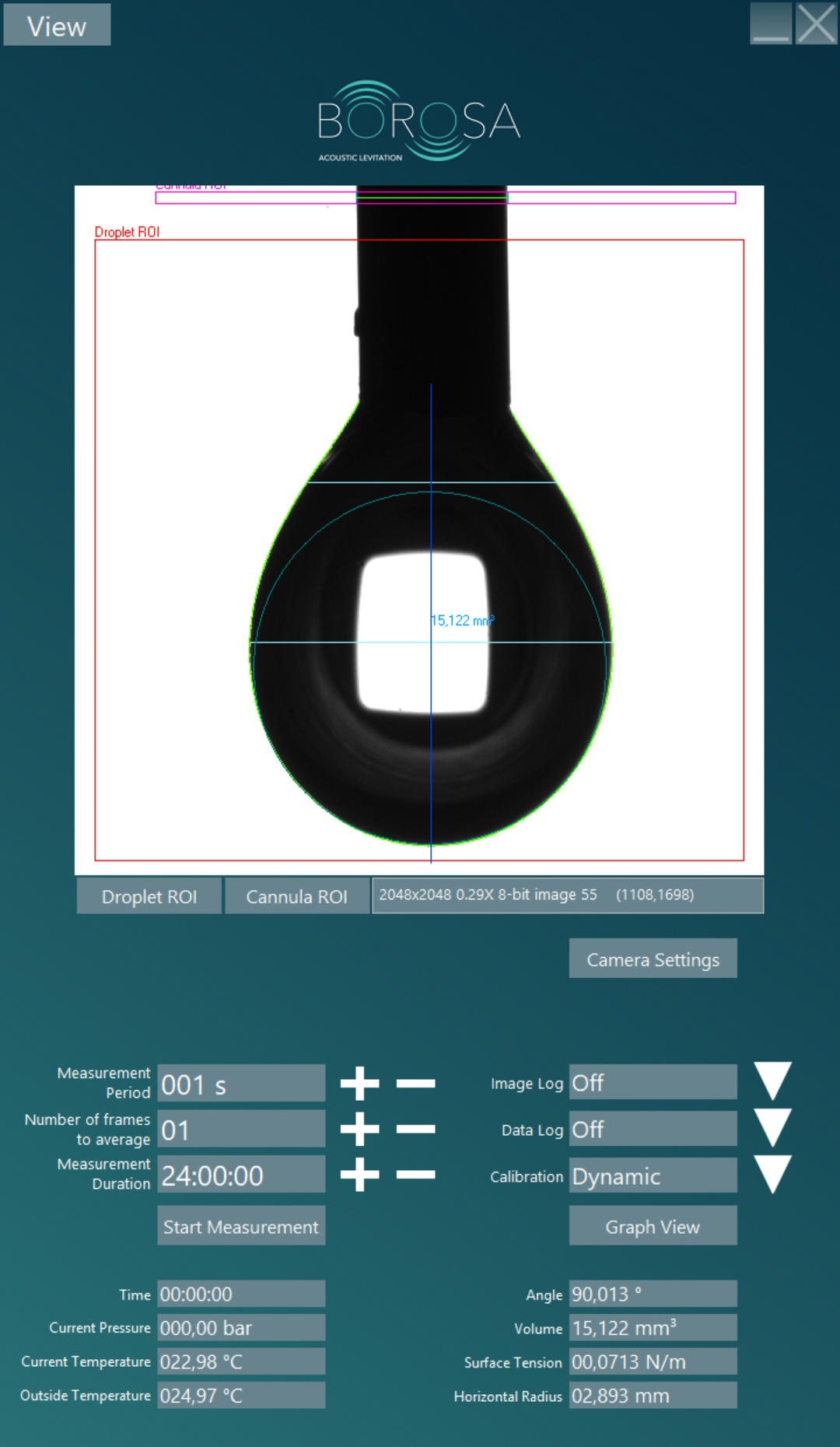 PENDANT DROP: SURFACE TENSION MEASUREMENTS | ACOUSTIC LEVITATION